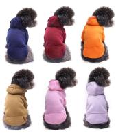 China Multicolor Winter Warm Hoodie Dog Clothes for XL Breeds Cotton 47cm Chest for sale