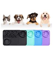 China Custom Slow Feeder Dog Lick Mat 304x204x42mm 430x288x42mm for Dogs Cats Small Animals for sale
