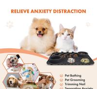 China Custom Slow Feeder Dog Lick Mat 304x204x42mm 430x288x42mm for Dogs Cats Small Animals for sale