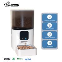 China White ABS 6L Smart Cat Feeder with WiFi App Control and Camera for Small Animals - 31x33x19cm for sale