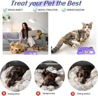 China Custom Slow Feeder Dog Lick Mat 304x204x42mm 430x288x42mm for Dogs Cats Small Animals for sale