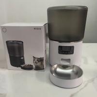 China 4L Automatic Pet Feeder with WiFi App Control - Stainless Steel Bowls for Dogs & Cats, 110-240V Dual Power for sale