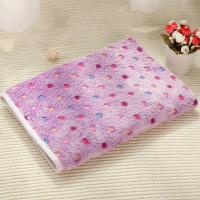 China Custom Printed Dog Blanket Soft Plush Coral Fleece Machine Washable 0.1kg XS for sale