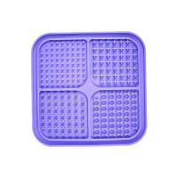 China Silicone Slow Feeder Dog Bowl with LCD Display 7.8x7.8in Interactive Lick Mat for Pets for sale