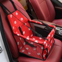 China Washable Pet Car Booster Seat Travel Bag Folding Design 40x30x25cm for Small Medium Dogs for sale