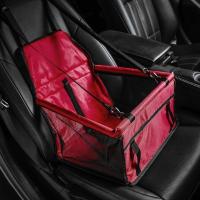China Washable Pet Car Booster Seat Travel Bag Folding Design 40x30x25cm for Small Medium Dogs for sale