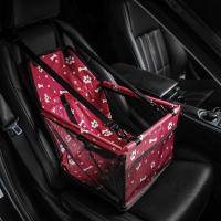 China Washable Pet Car Booster Seat Travel Bag Folding Design 40x30x25cm for Small Medium Dogs for sale