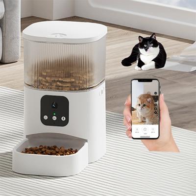 China WiFi Smart Pet Feeder 3L Capacity with Mobile App Control for Dogs and Cats 110-240V Dual Power for sale