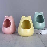 China Sustainable Ceramic Hamster Bed House Cooling Totoro Design 5 kg for Small Pets for sale