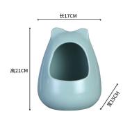 China Sustainable Ceramic Hamster Bed House Cooling Totoro Design 5 kg for Small Pets for sale