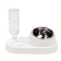 China 4 in 1 Combination Pet Bowls Feeder Stainless Steel Ceramic with LCD Display for Dogs Cats for sale
