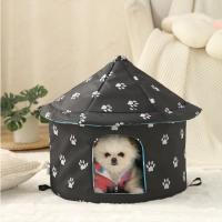 China Foldable Oxford Cloth Pet Bed Dog House Waterproof for Small Animals Indoor Outdoor S M L for sale
