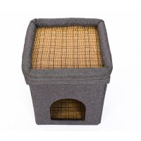 China Cat Climbing Frame Folded Double Cool Cat Litter Cathole Platform Luxurious and Comfortable for sale