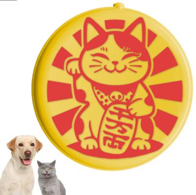 China Microwave Pet Heating Pad 21x21cm Waterproof Wireless Dog Cat House Heater Recyclable for sale