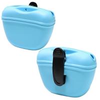 China Hands-Free Dog Treat Pouch Bag Silicone Outdoor Pet Training Waist Bag with Adjustable Strap for sale