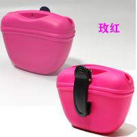 China Hands-Free Dog Treat Pouch Bag Silicone Outdoor Pet Training Waist Bag with Adjustable Strap for sale