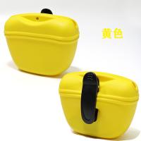 China Hands-Free Dog Treat Pouch Bag Silicone Outdoor Pet Training Waist Bag with Adjustable Strap for sale