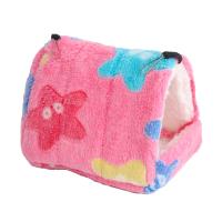 China Chinchillas Hamster Bedding Soft Flannel Small Pet House Print Pattern Rabbit Rat Hamster for sale