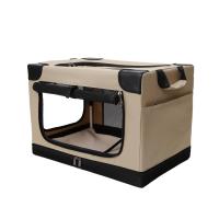 China Oxford Fabric Folding Pet Crate Kennel Carrier Bag 2.7kg 4.3kg Removable Bracket for sale