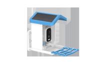 China Solar Powered Smart Bird Feeder with 5MP Camera, 4000mAh Battery & AI Bird Recognition for Outdoor Wildlife Monitoring for sale