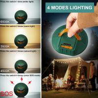 China Magnet Adsorption Solar Camping Lights Waterproof Portable Solar Charging Camping Light for sale