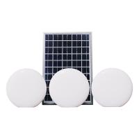 China 3pcs Rechargeable Solar LED Camping Lantern Outdoor Portable for sale
