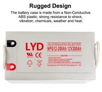 China 40Ah Solar Lead Acid Battery OEM ODM CE Rohs for sale