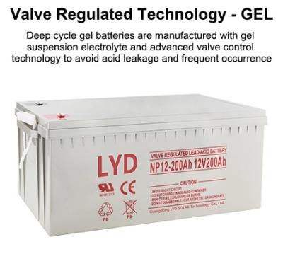 China 12V OEM ODM 40Ah Solar Battery With 12 Years Designed Floating Life for sale