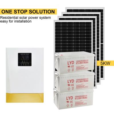 China MPPT Aluminum Alloy Off Grid Solar System 60Hz 50Hz for sale