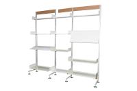 China Flexible Detachable Metal Magnetic Height Adjustable Standing Storage Rack for Bookshelves for sale