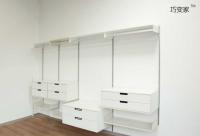 China Flexible Detachable Metal Storage Rack Drawer Open Wardrobe for Assembling Clothes Racks Living Room for sale