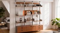 China Custom Size Flexible Detachable Storage RackSuitable for Assembling Bookshelves Clothes Racks Wardrobes Office Desks Study Desks for sale