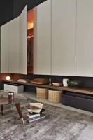 China XinJun Factory New Design Wardrobe with Glass for Bedroom for sale