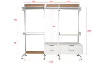 China New Modern Steel Modular Wall Shelving System Lacquer Finish Adjustable Track Mounted Floating Shelves for Bedroom Living Room for sale