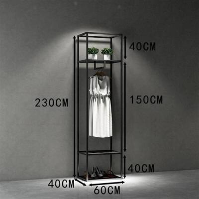 China Wholesale Metal Double-Tiered Clothes Display Rack Stand Shop Fitting and Display for Skirts & Clothing for sale
