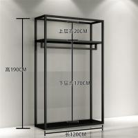 China Wholesale Metal Double-Tiered Clothes Display Rack Stand Shop Fitting and Display for Skirts & Clothing for sale