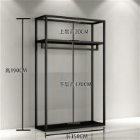 China Wholesale Metal Double-Tiered Clothes Display Rack Stand Shop Fitting and Display for Skirts & Clothing for sale