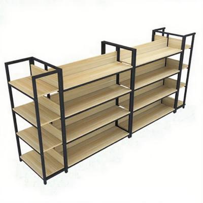 China OEM Black Metal Shelving Systems for Supermarket & Retail Wholesale Store Fixtures Garage & Food Use Discount Shelving Units for sale