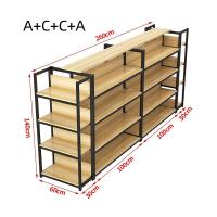 China OEM Black Metal Shelving Systems for Supermarket & Retail Wholesale Store Fixtures Garage & Food Use Discount Shelving Units for sale