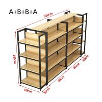China OEM Black Metal Shelving Systems for Supermarket & Retail Wholesale Store Fixtures Garage & Food Use Discount Shelving Units for sale