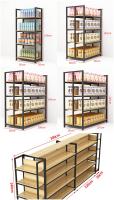 China OEM Black Metal Shelving Systems for Supermarket & Retail Wholesale Store Fixtures Garage & Food Use Discount Shelving Units for sale