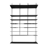 China New Customizable Aluminum Alloy Hanging Storage Shelves for Living Room Kitchen Bedroom Wall Mounted Cabinet Back Panel Style for sale