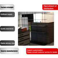 China New Customizable Aluminum Alloy Hanging Storage Shelves for Living Room Kitchen Bedroom Wall Mounted Cabinet Back Panel Style for sale