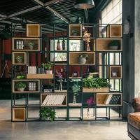 China Modern Aluminum Open Book Shelf Display Shelf Mdf Wall Shelf for sale