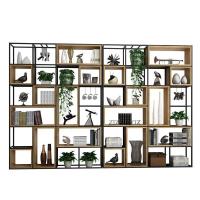 China XinJun Factory New Design Open Wall Aluminum Book Shelf for Living Room Kitchen for sale