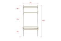 China Modern Aluminum & Steel Modular Wall Mounted Multifunction Storage Shelves Drawer Height Adjustable for Food Clothing Flower Pot for sale