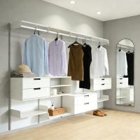 China 2026 New Modular Simple Wall-mounted Steel Shelves Float Minimalist Wall Shelf and Drawer for Closet Bedroom for sale