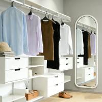China 2026 New Modular Simple Wall-mounted Steel Shelves Float Minimalist Wall Shelf and Drawer for Closet Bedroom for sale
