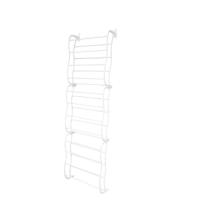 China 12-Layer Black Metal Portable Shoe Rack with Simple Design Wall-Mounted and Door Hanging for Living Room Use for sale