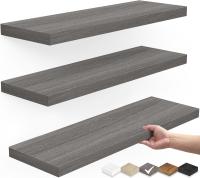 China Wood Wall Mounted Book Shelf Kitchen Floating Shelves Wall Shelf for Home Decorative for sale